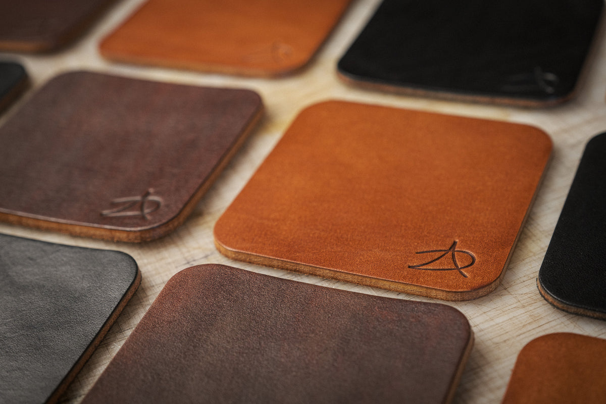Coasters – Andrew Reeson Leather
