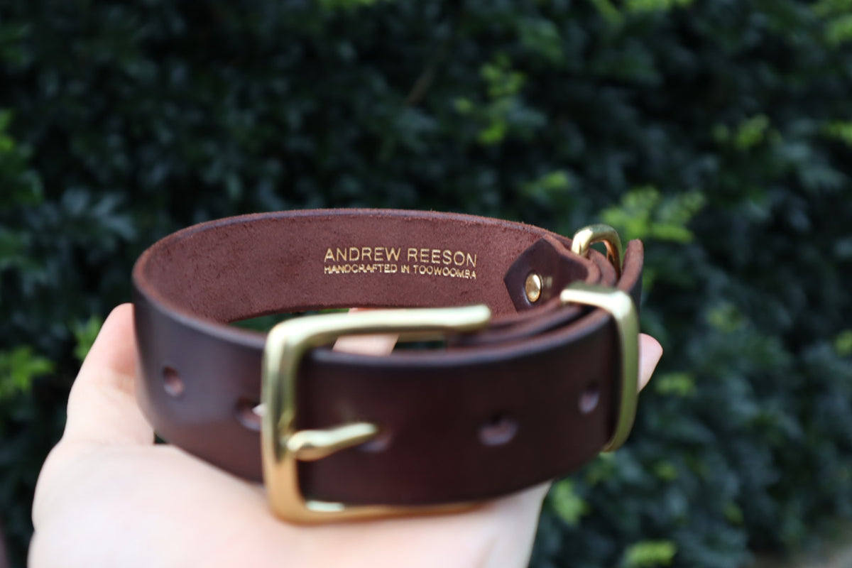 Dog Collar - Brown – Andrew Reeson Leather