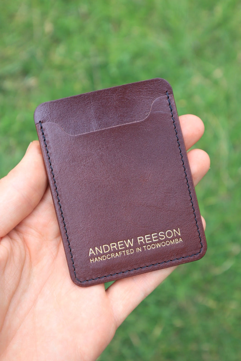 Card Wallet - Chocolate – Andrew Reeson Leather