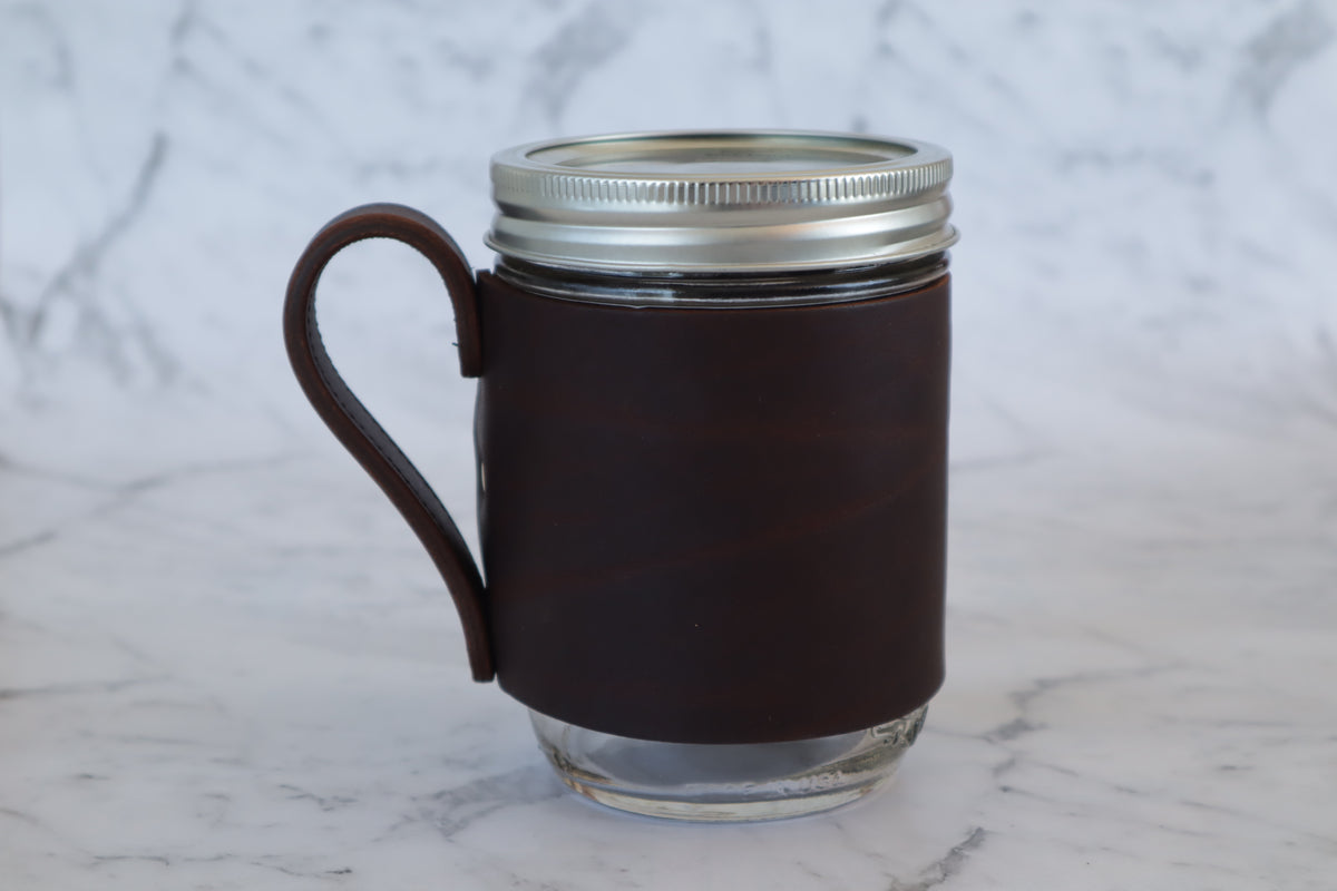 Leather Mason Jar Mug – Andrew Reeson Leather
